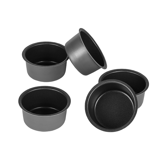 Matfer Bourgeat Exopan Ramekin Mould - 90mm, Non-Stick, Pack of 2 ...