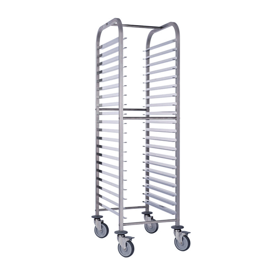 Matfer Bourgeat 15 Tiers Stainless Steel Racking Trolley - 600x400mm ...