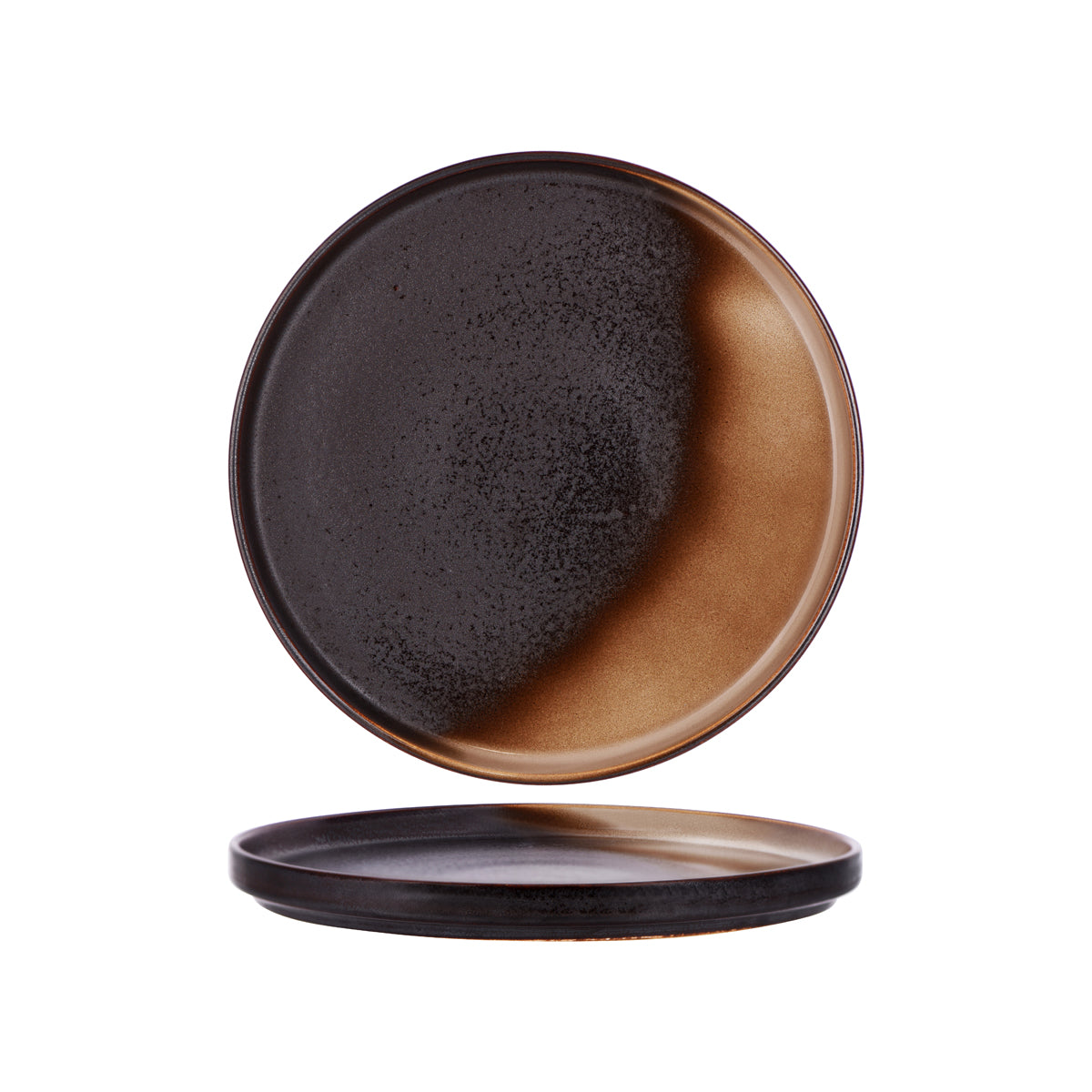 Tablekraft Urban Coffee Dust Round Stackable Plate - 265x25mm , Box of ...