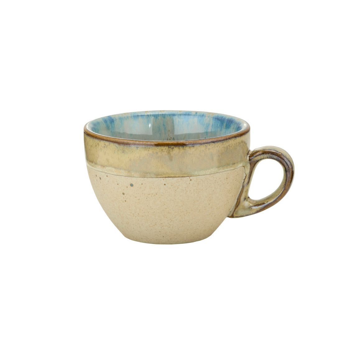 Brew Pottery Sandy Beige Cappuccino Cup - 220ml, Box of 6 – Kitchenly