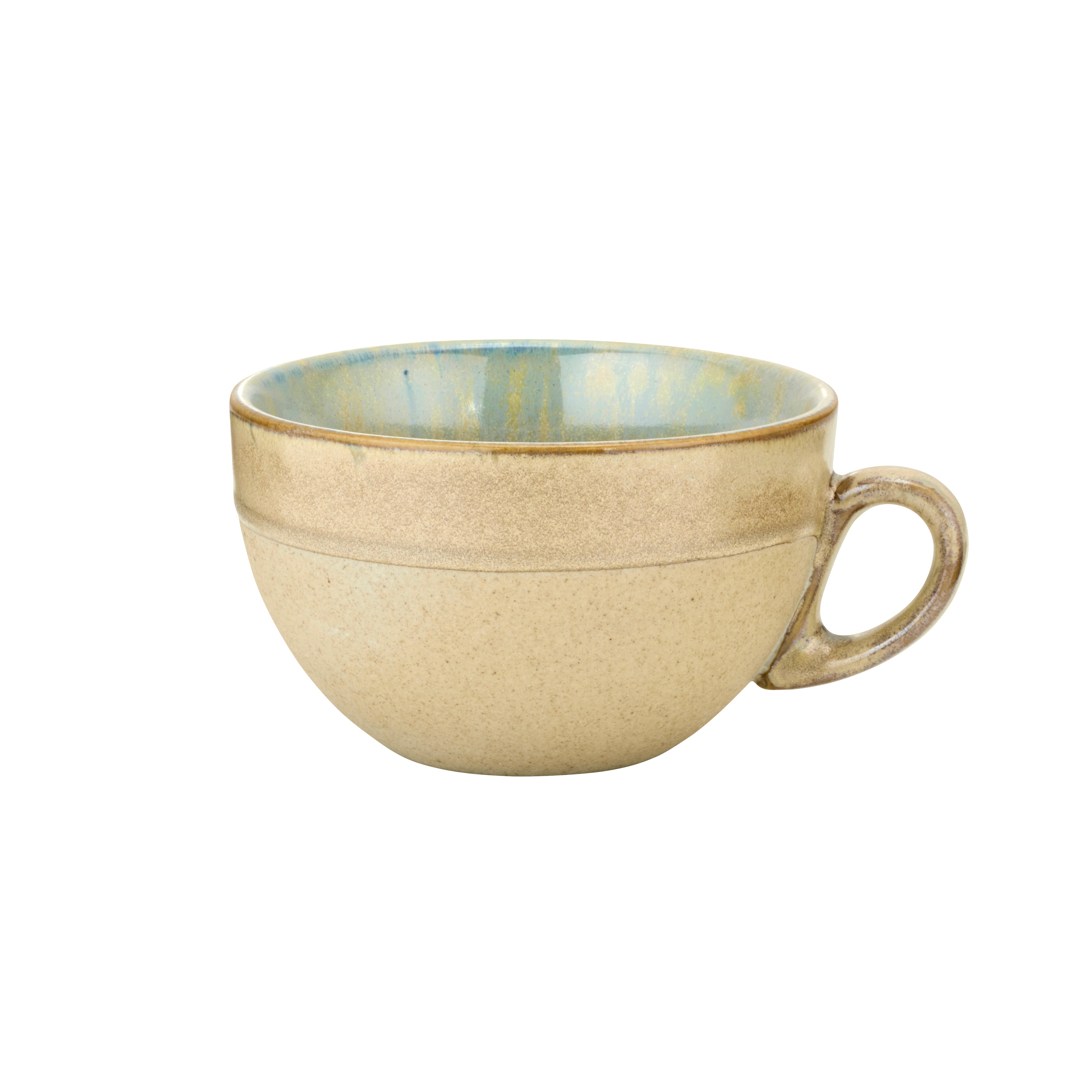 Brew Pottery Sandy Beige Latte Cup - 280ml, Box of 6 – Kitchenly