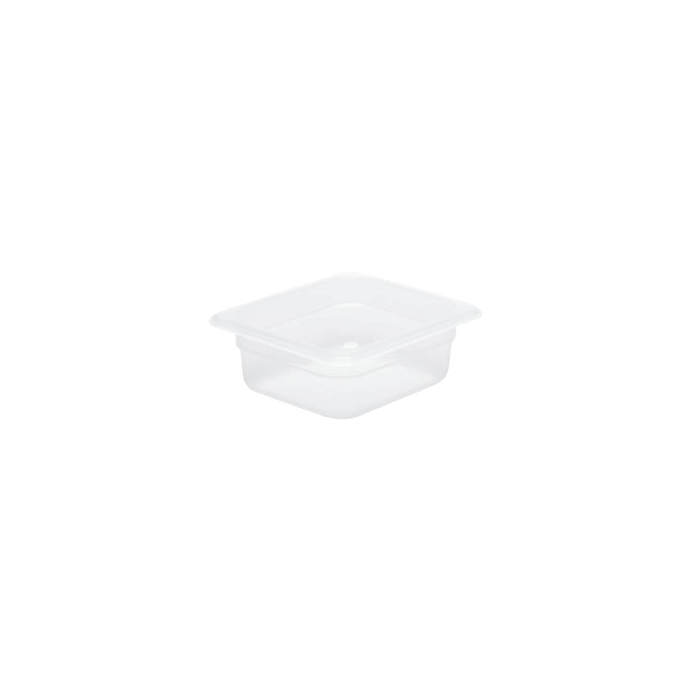Chef Inox GN Polypropylene Storage Container - GN 1/6 x 65mm, Clear – Kitchenly