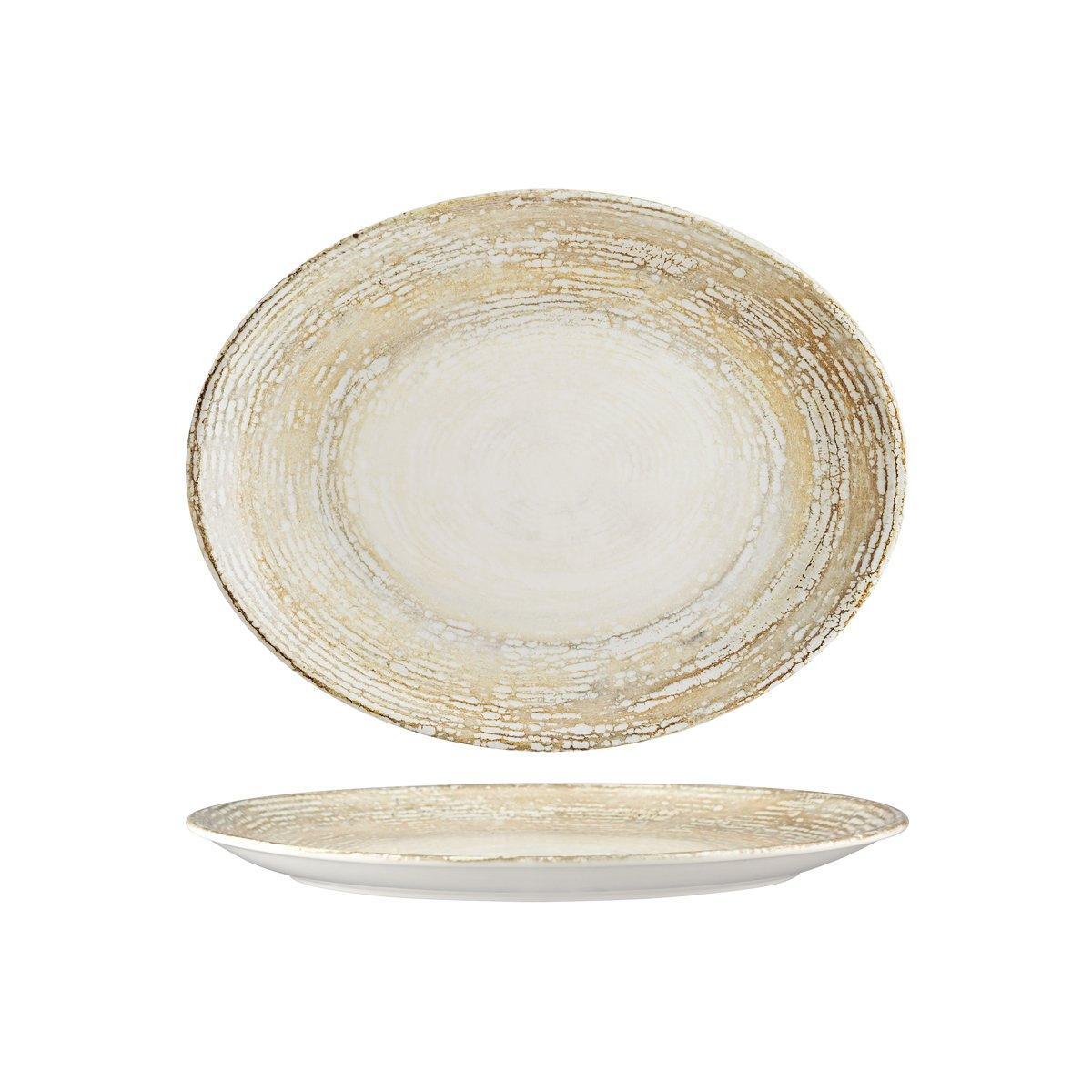 Bonna Patera Oval Coupe Platter 365x285x30mm (Box of 6) – Kitchenly