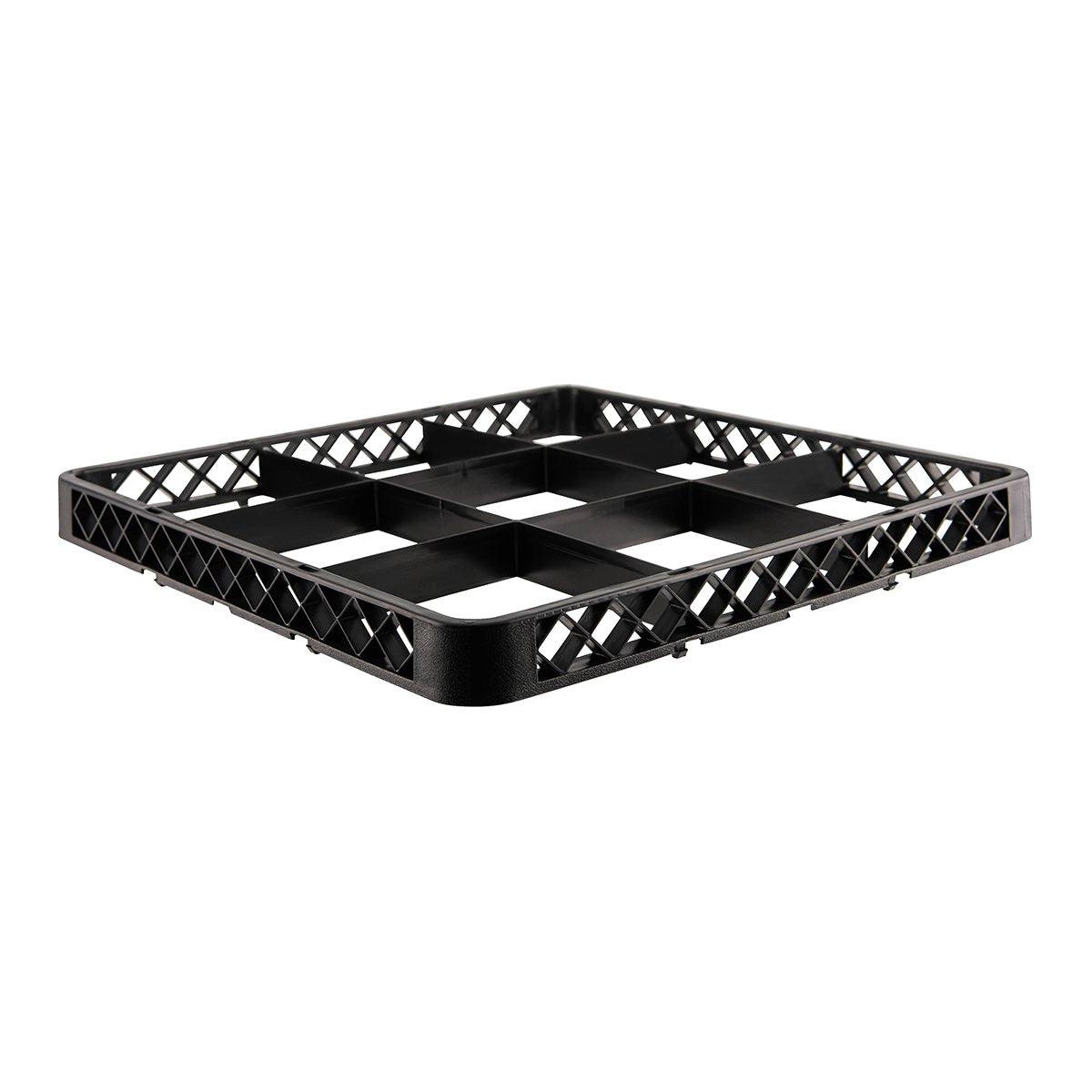 Chef Inox Glass Rack Extender 9 Compartment Black 500x500x45mm – Kitchenly