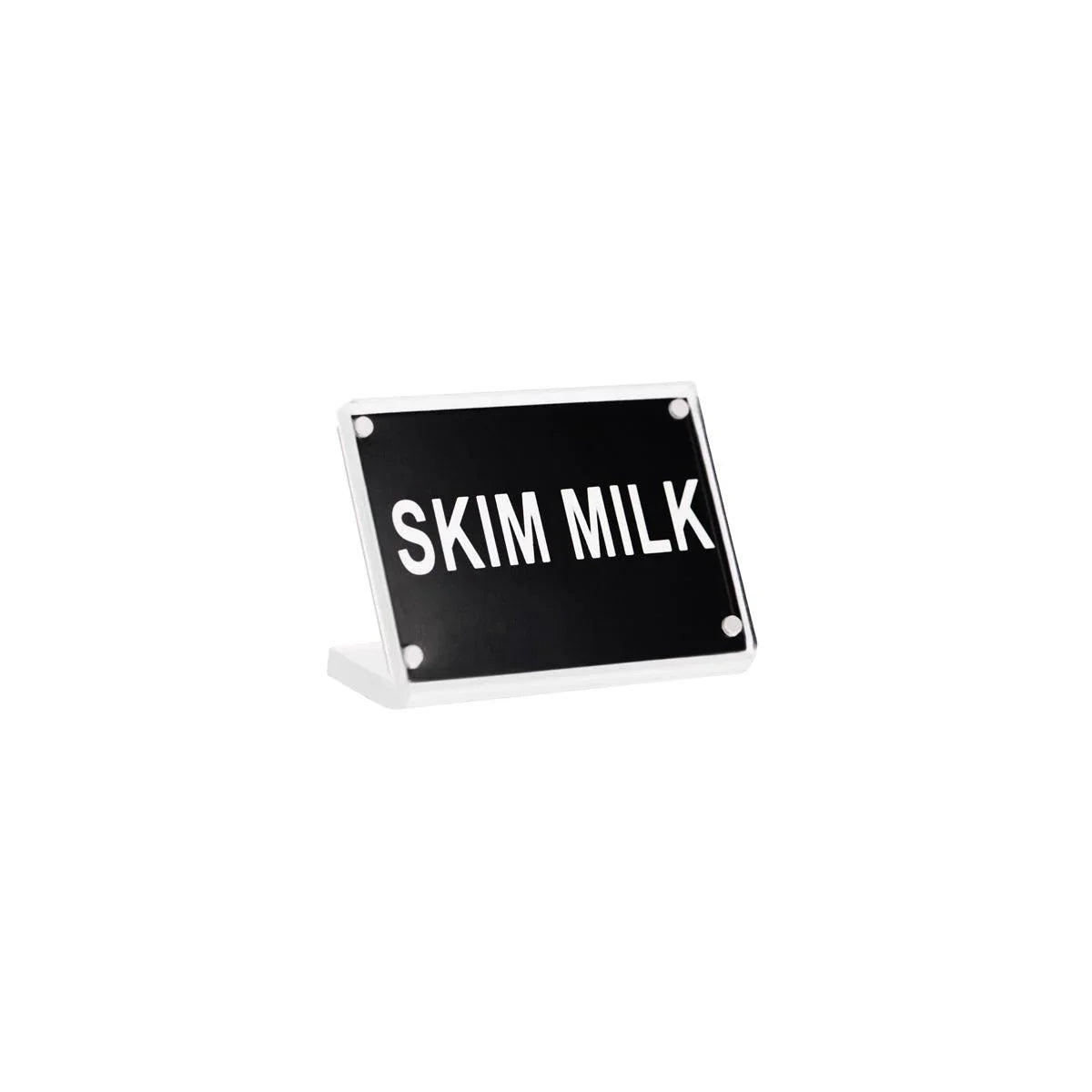 Chef Inox Buffet Sign Acrylic with Magnet Plate - Skim Milk – Kitchenly
